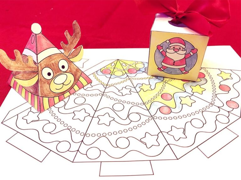 Christmas Paper Craft Free Printables - Printable Templates Hub
